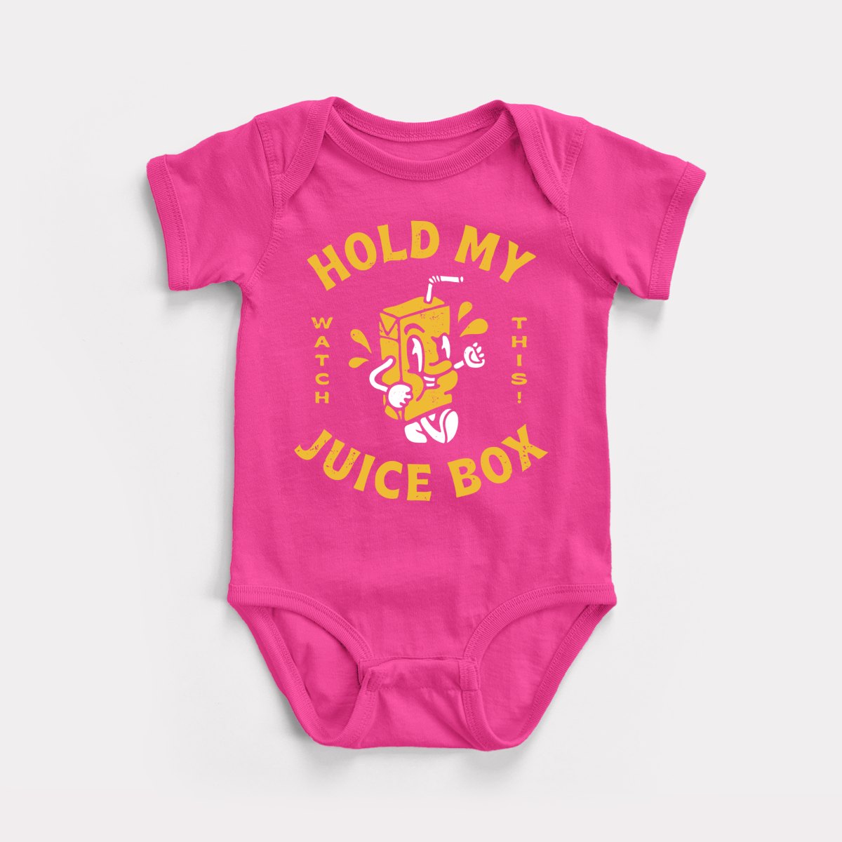Hold My Juice Box Baby Bodysuit – BabyDoopy